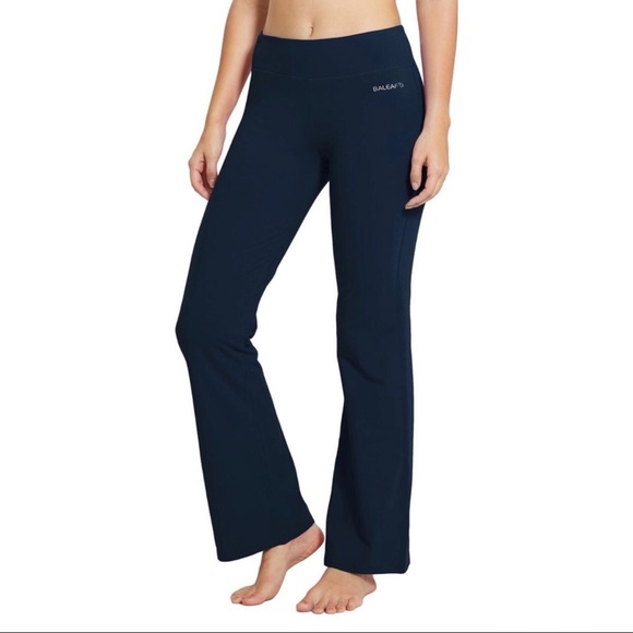 Baleaf | Pants & Jumpsuits | Baleaf Basic Regular Fit Bootleg Yoga ...